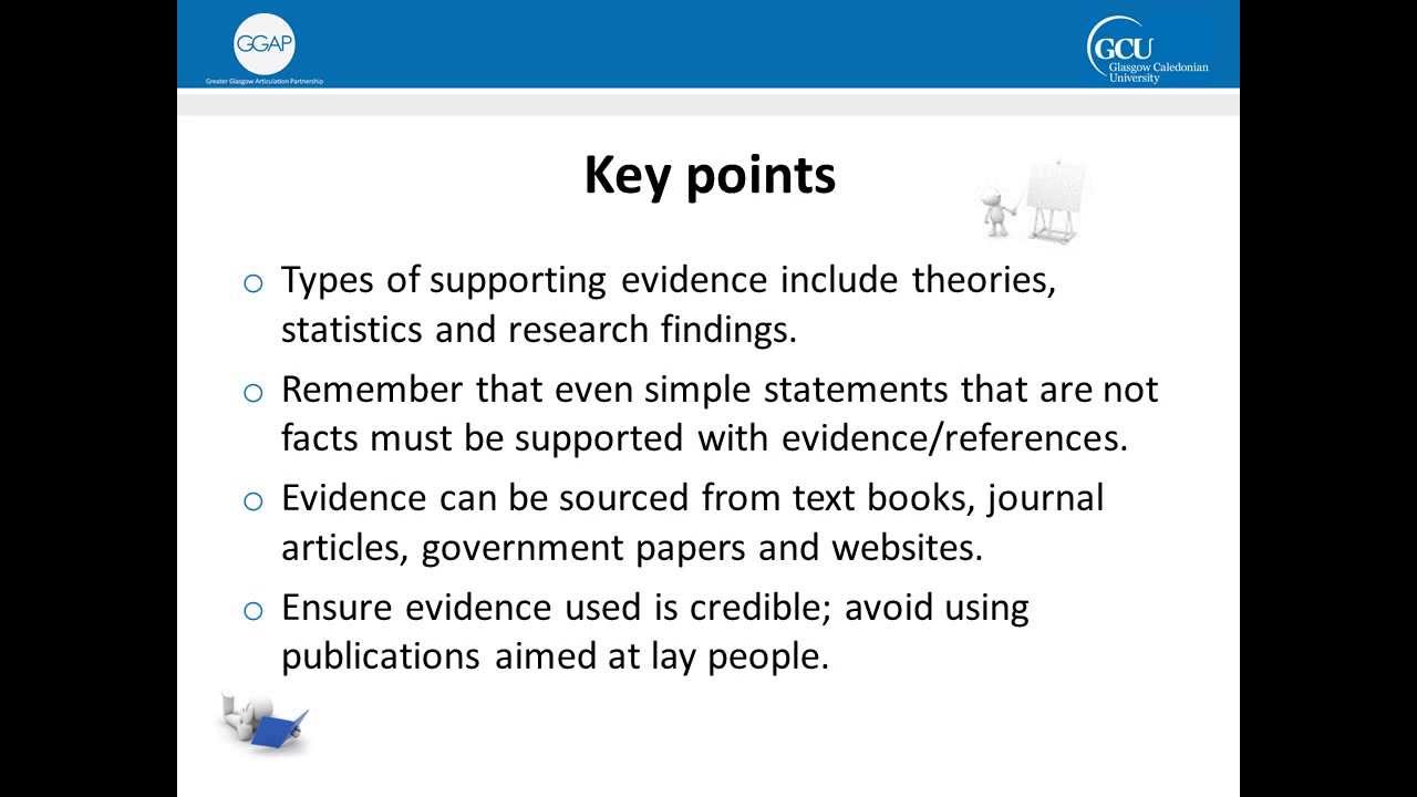 Tutorial 5: Using evidence in your writing 2 - YouTube