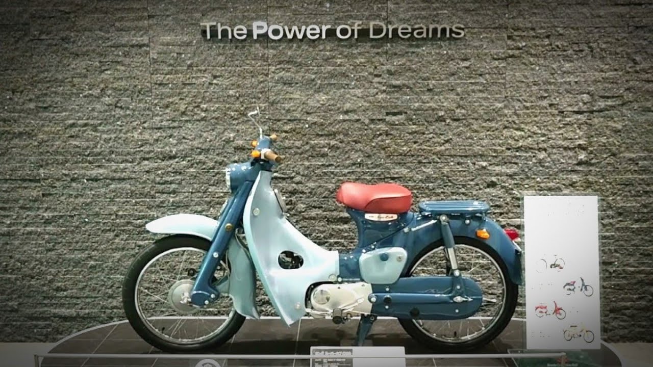 HONDA Super Cub C100【1959 空冷単気筒OHV 49cc 4.5hp 最高速70km】Teh Power of ...