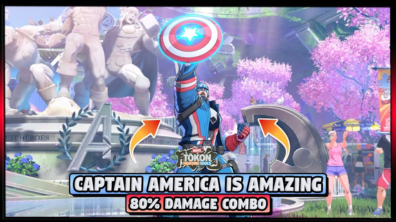 Captain America Optimal Corner Combo! | 80%+ Damage, 25 Hits 🔥 | Marvel ...