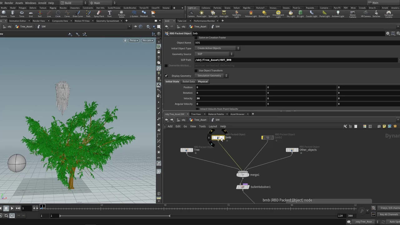 Houdini Tree Breaker - Project Workshop Tutorial - YouTube