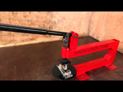 How to make a louver punch // louver press