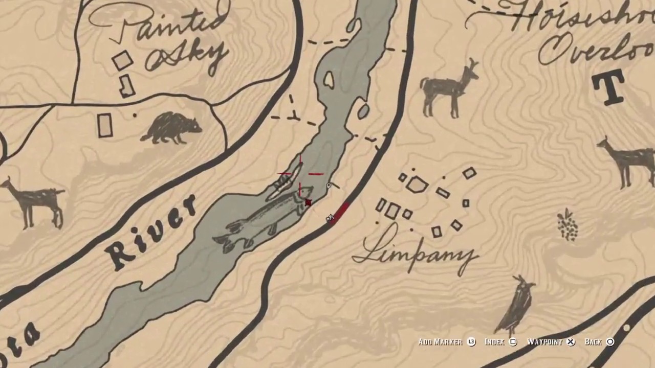 Red Dead redemption 2: Legendary Chain Pickerel Location - YouTube