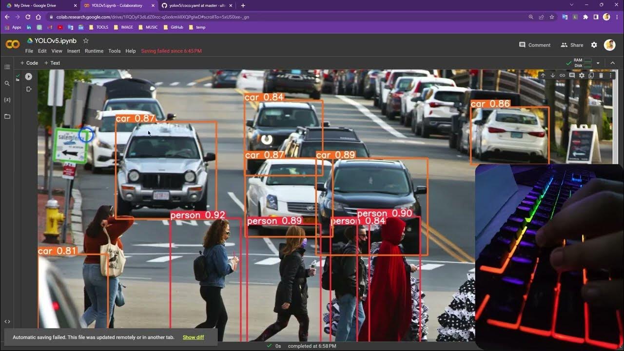 ASMR Programming - Object Detection Using YoloV5 From Scratch - No Talking - YouTube