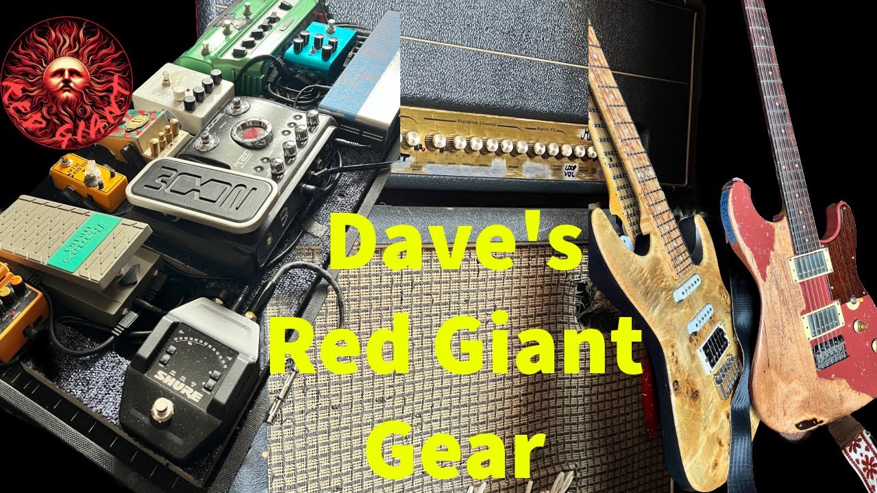 What Dave used on the Upcoming Red Giant Album - YouTube