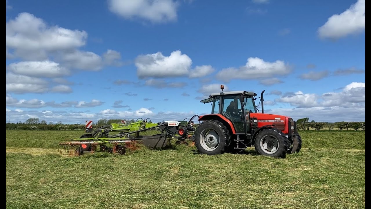 Cumbrian Silage 2022. Claas Jaguar 950, classic and modern Masseys and ...