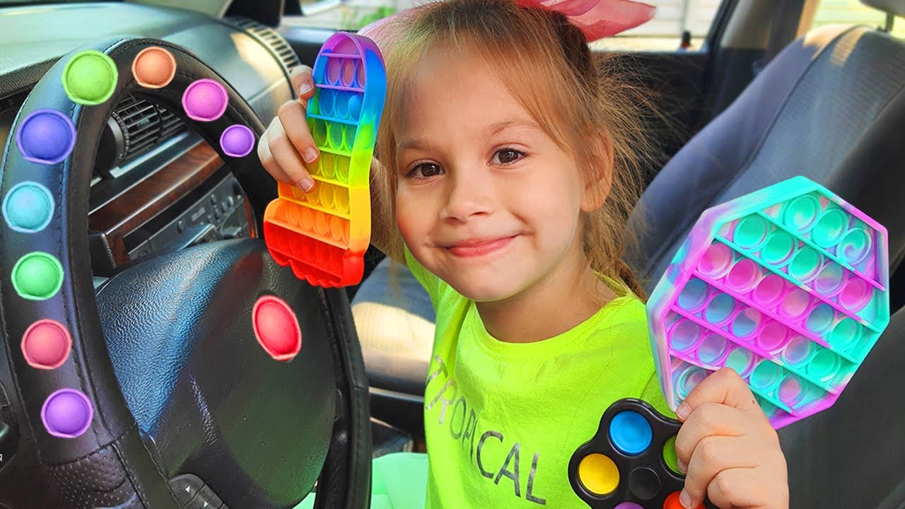 We are in the Car Wheels on the Bus and more Kids Songs with Nika - YouTube