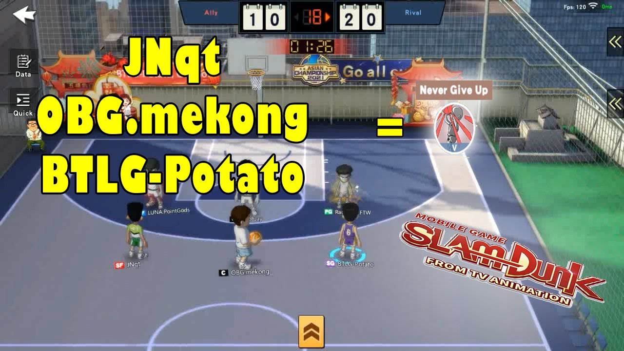 SLAM DUNK MOBILE - NEVER GIVE UP! ( SEASON 14 ) - YouTube