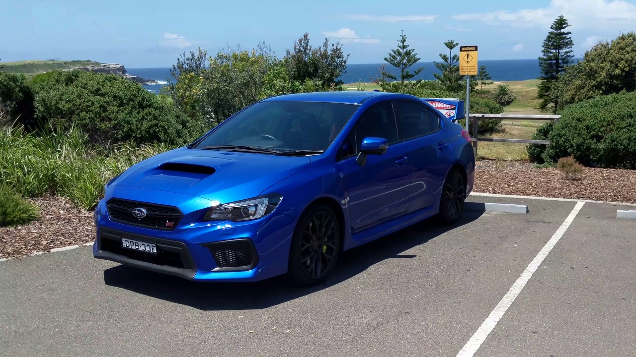 2018 Subaru WRX STi wing spoiler styling raptor dinasoarus rex filmed ...