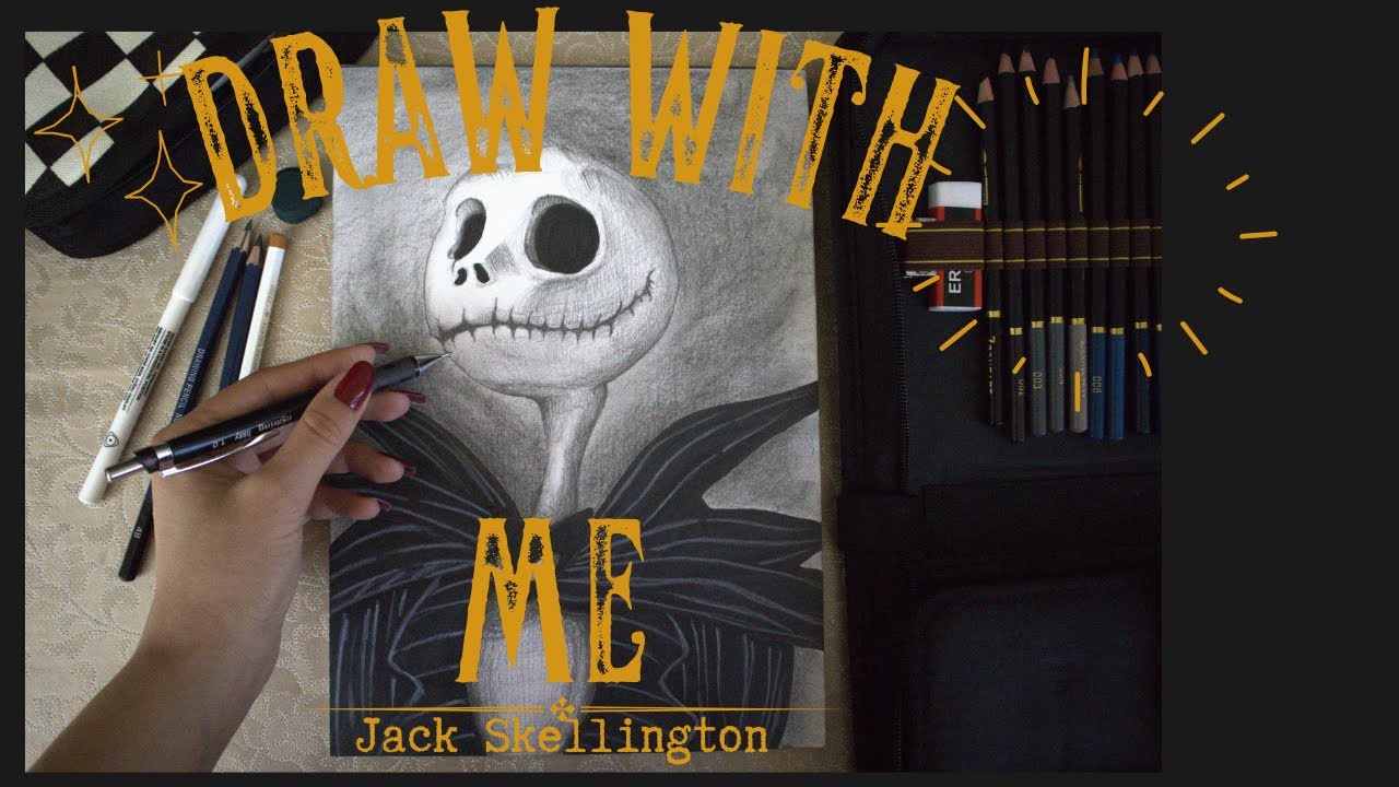 Draw with me | Jack Skellington 🎃 - YouTube