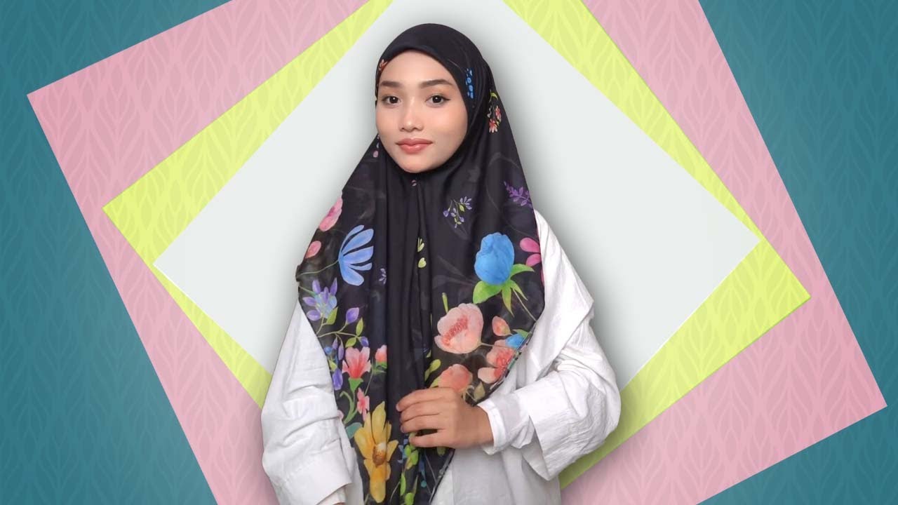 6 MODEL HIJAB SEGI EMPAT | TUTORIAL HIJAB SEGI EMPAT UNTUK LEBARAN ...