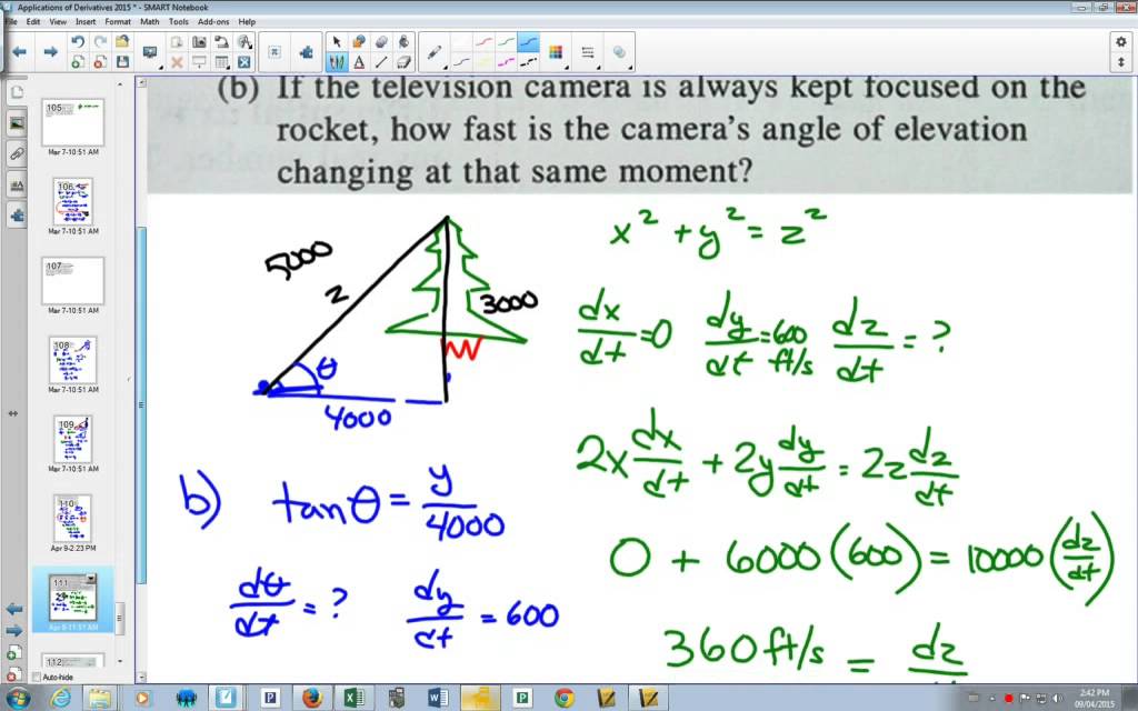 45S Related Rate Problem Involving Right Triangles And Rate Of Change 45s-related-rate-problem-involving-right-triangles-and-rate-of-change
