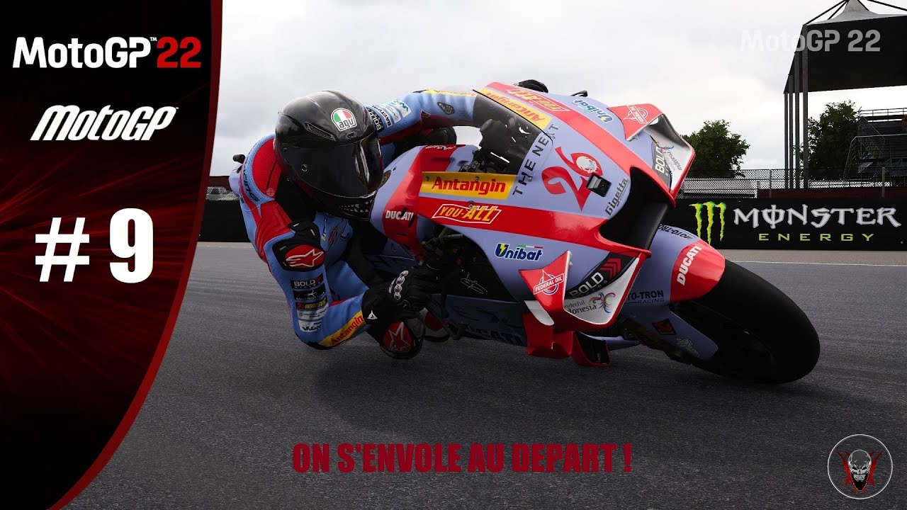 MOTO GP 22 - Carrière Moto GP #9 ( On s'envole au départ ! ) - YouTube