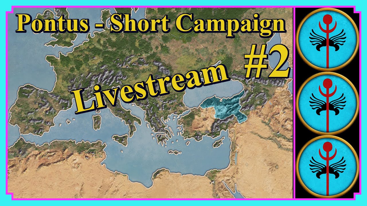 Pontus #2 Rhodes to Damascus | Short Campaign | Rome Total War | Very ...