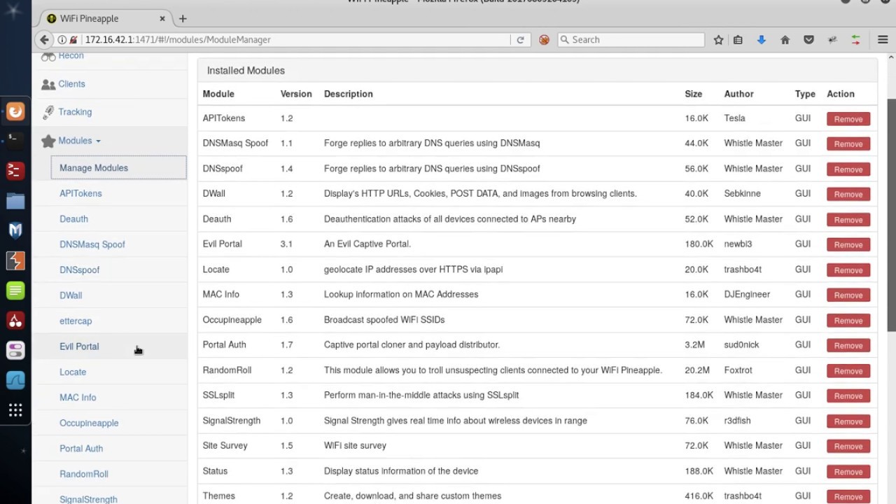 Using WifiPineapple to capture WPA handshake - YouTube