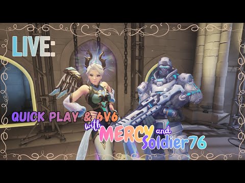 [PS5] Overwatch 2 - I try Soldier in QP + Mercy 💕 - Mercy and Soldier Gameplay #1 1 part S20