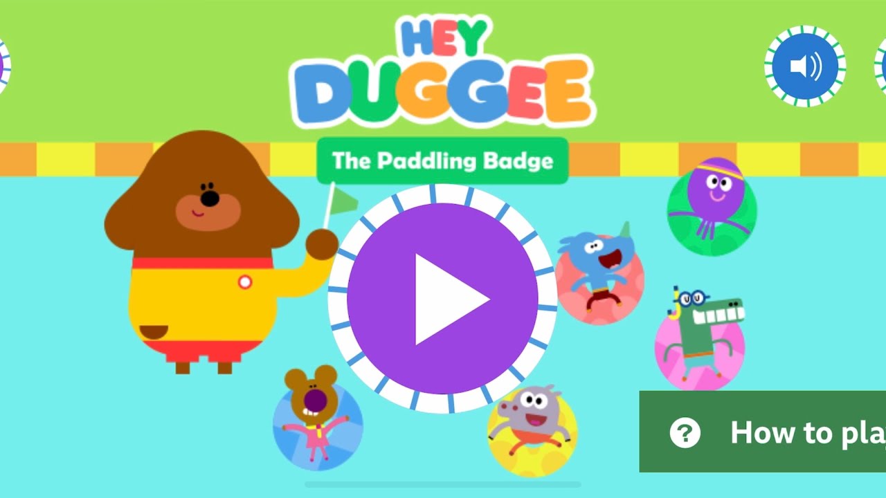 Hey Duggee The Paddling Badge- Cbeebies Playtime Island - YouTube