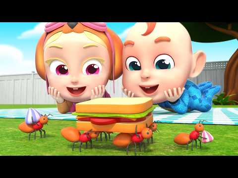 OH NO! Ants Are on the Food! 🐜 | Don’t Touch the Ants! | Safety Song for Kids | Rosoo Nursery Rhymes