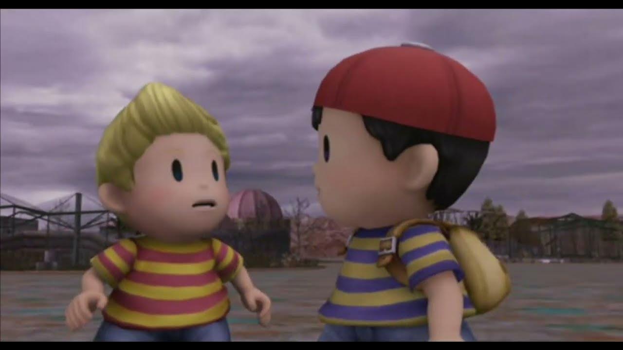Super Smash Bros Brawl: The Subspace Emissary Scene 21- Ness Leaves Lucas - YouTube