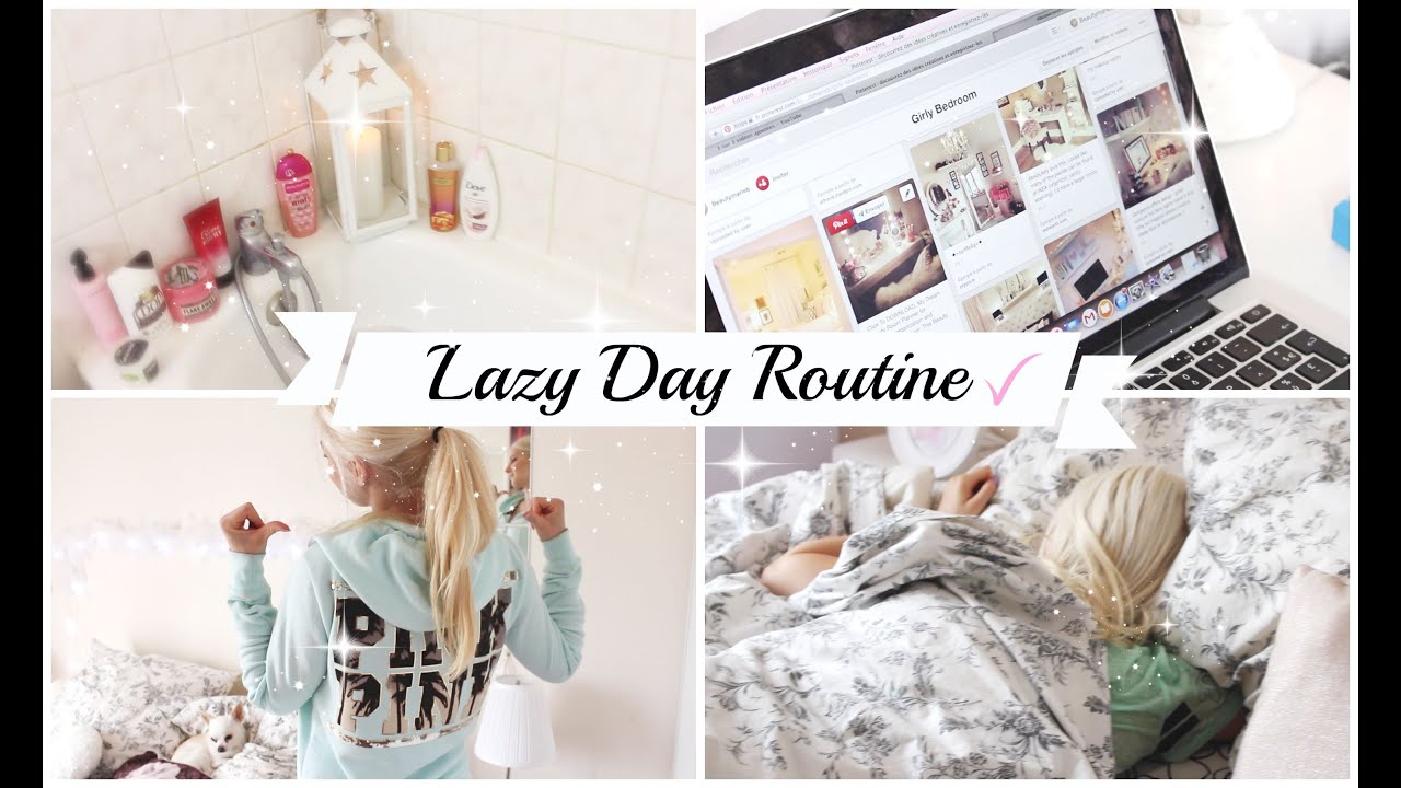 Lazy Day Routine ♡ - YouTube