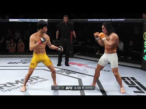 UFC 4 | Bruce Lee vs. Katrin Lavish (HOT MODEL) (EA Sports UFC 4)