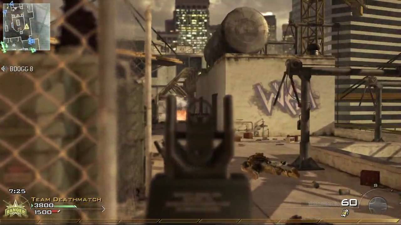 BLUE - COD MW2 - Highrise with Famas - YouTube
