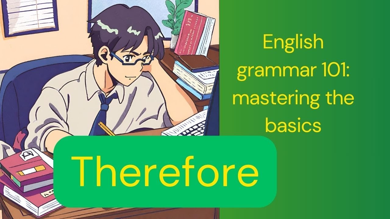 English grammar 101: Conjunctions: Therefore - YouTube