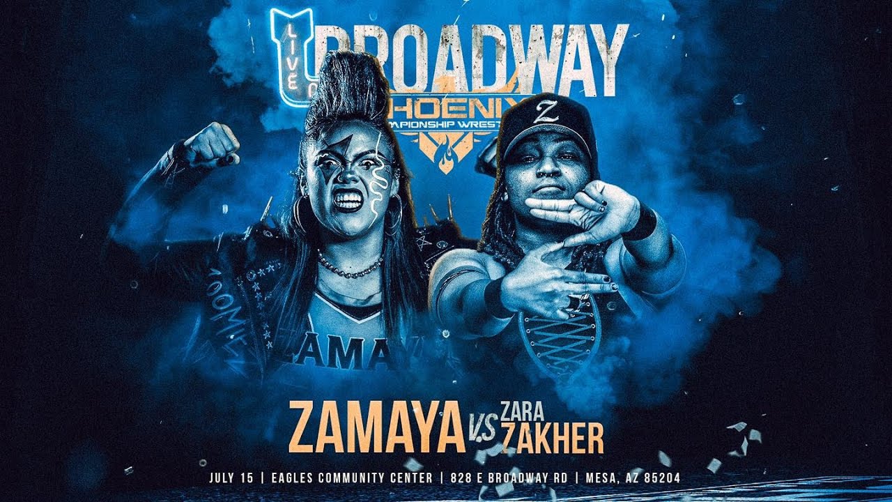 Zamaya vs. Zara | 7/15/2023 | PCWAZ: Live on Broadway - YouTube