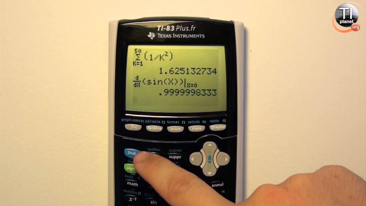 Présentation du mode MathPrint sur TI-83+/84+ - YouTube