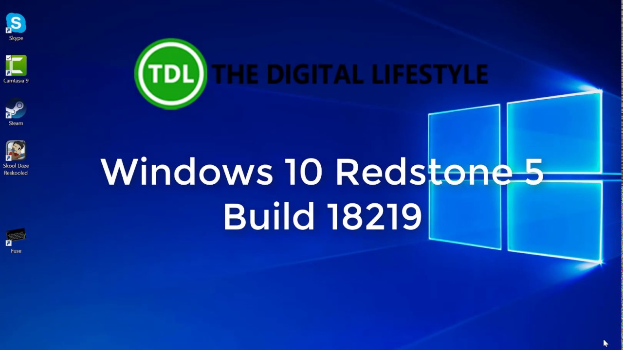 Hands on with Windows 10 19H1 Build 18219 - YouTube