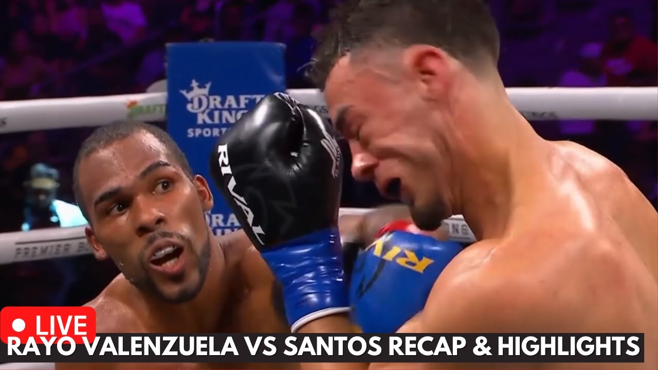 UPSET! Rayo STOPPED By Santos! | Jose Valenzuela vs Edwin De Los Santos ...