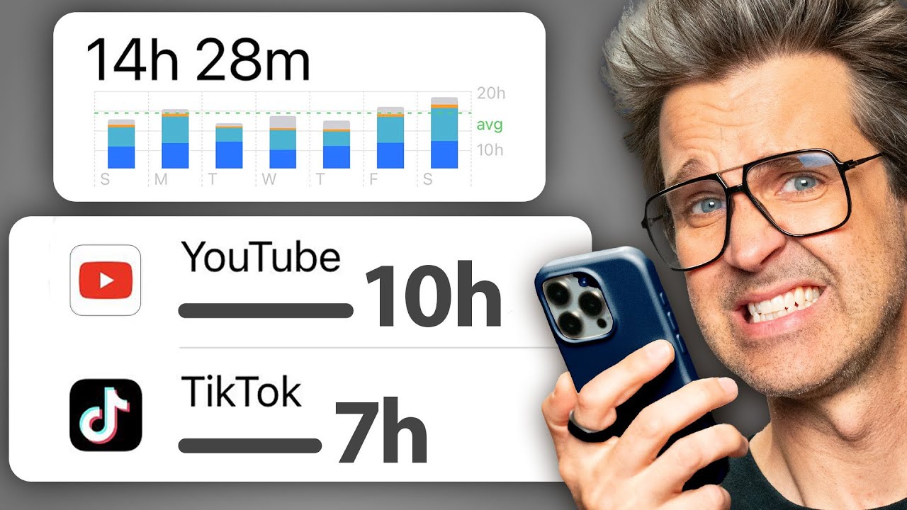 Reacting To Our Screen Time - YouTube