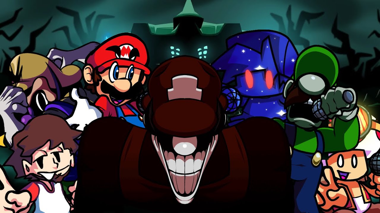 MARIO MOD MASH! [Mario's Madness V2 + Super Funkin' Galaxy] - YouTube