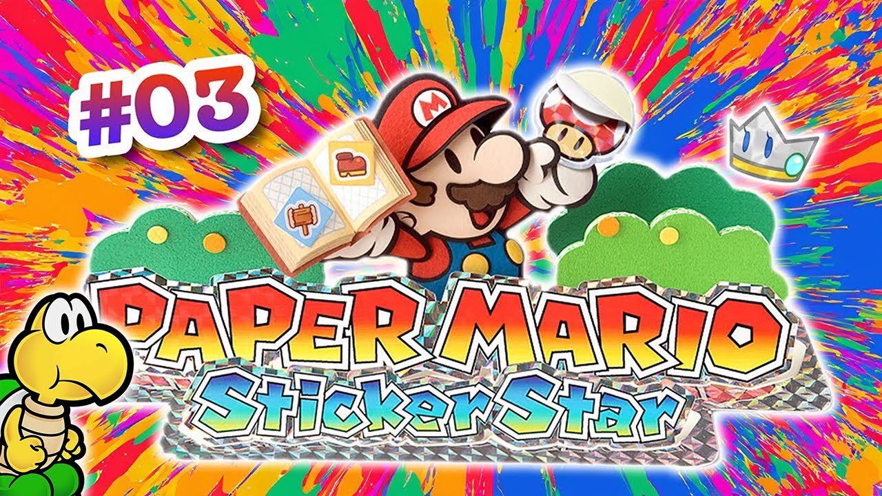 Paper Mario: Sticker Star | W1-2 Bouquet Gardens - YouTube