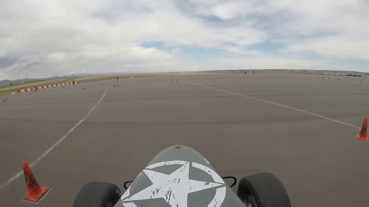 Legend Race Car Autocross - Roof cam - YouTube