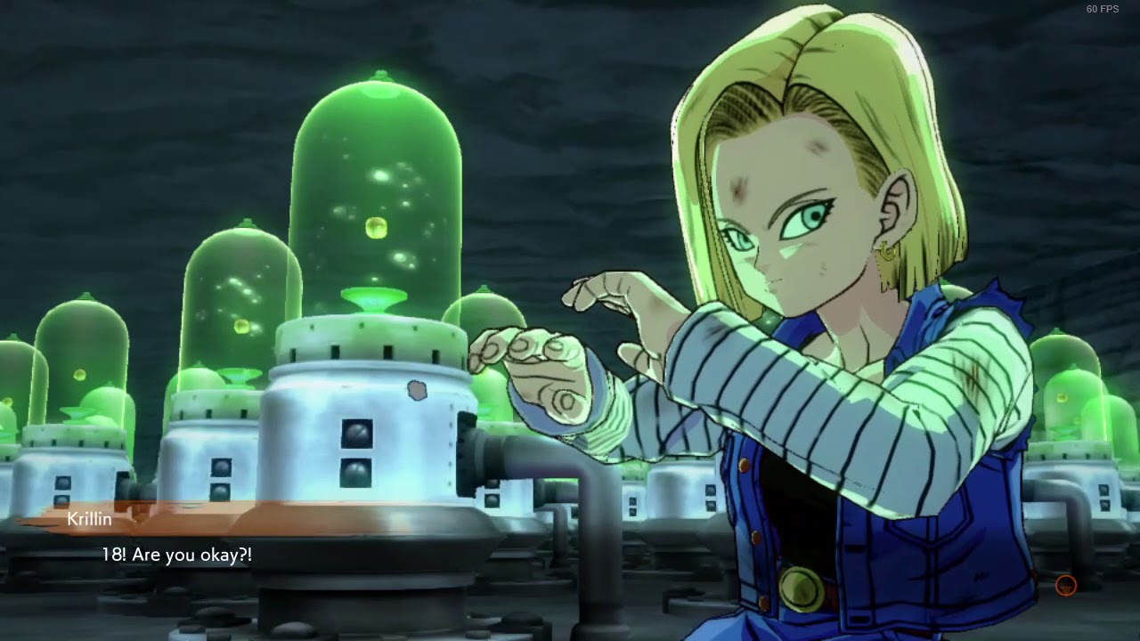 DBFZ (Android 21 Arc) - Goku and Krillin Arrive! - YouTube