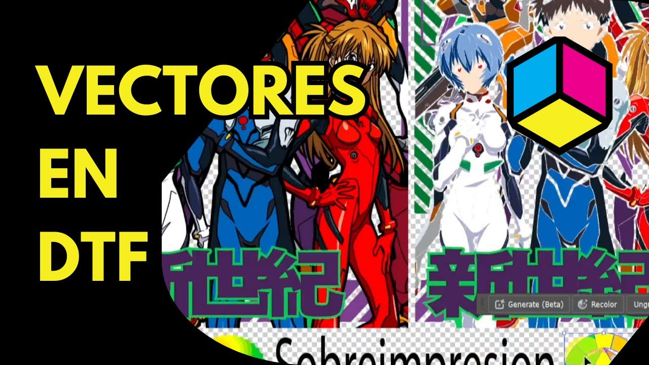 🟠📏 ️ Como preparar vectores para impresión DTF - Tutorial a detalle ...