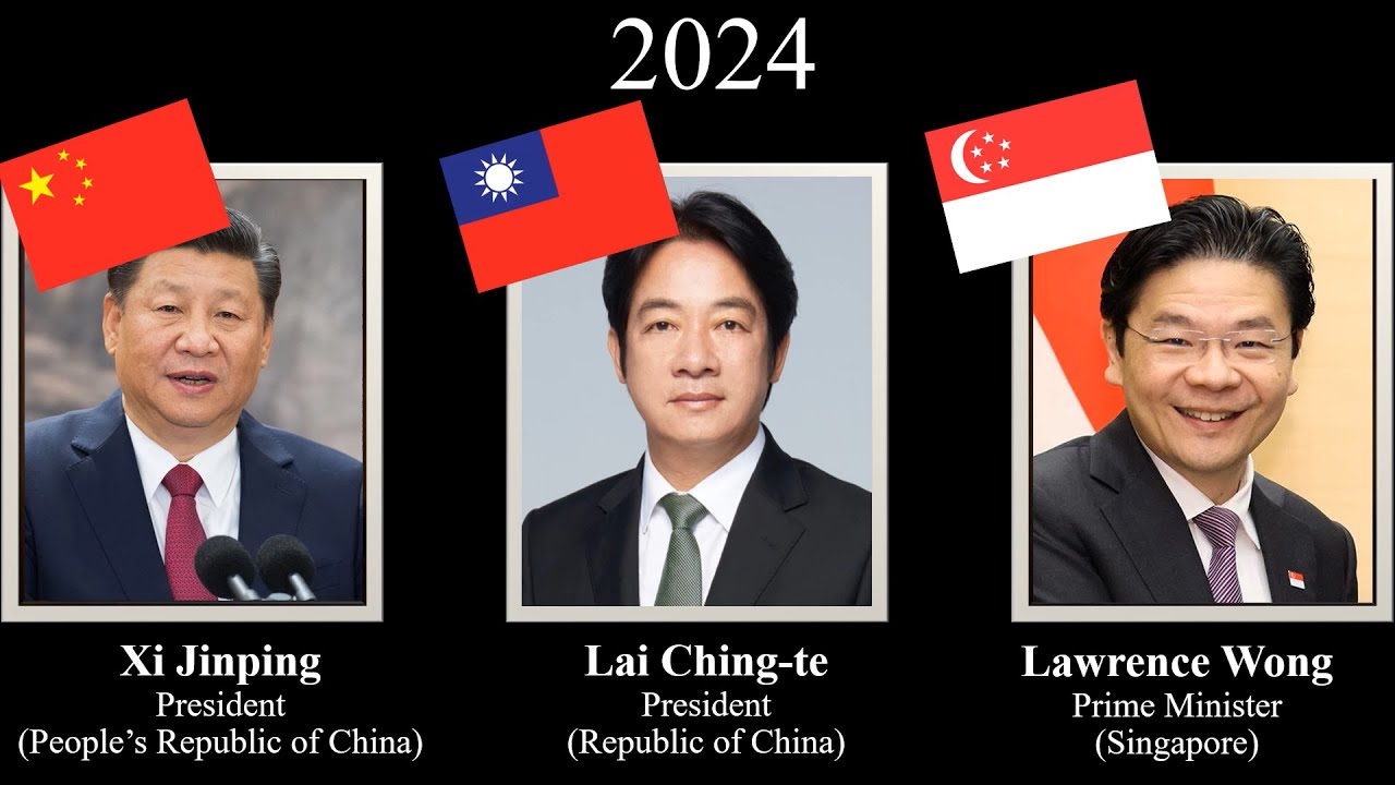 Leaders of China/Taiwan/Singapore, every year (1950-2024)-UPDATED ...