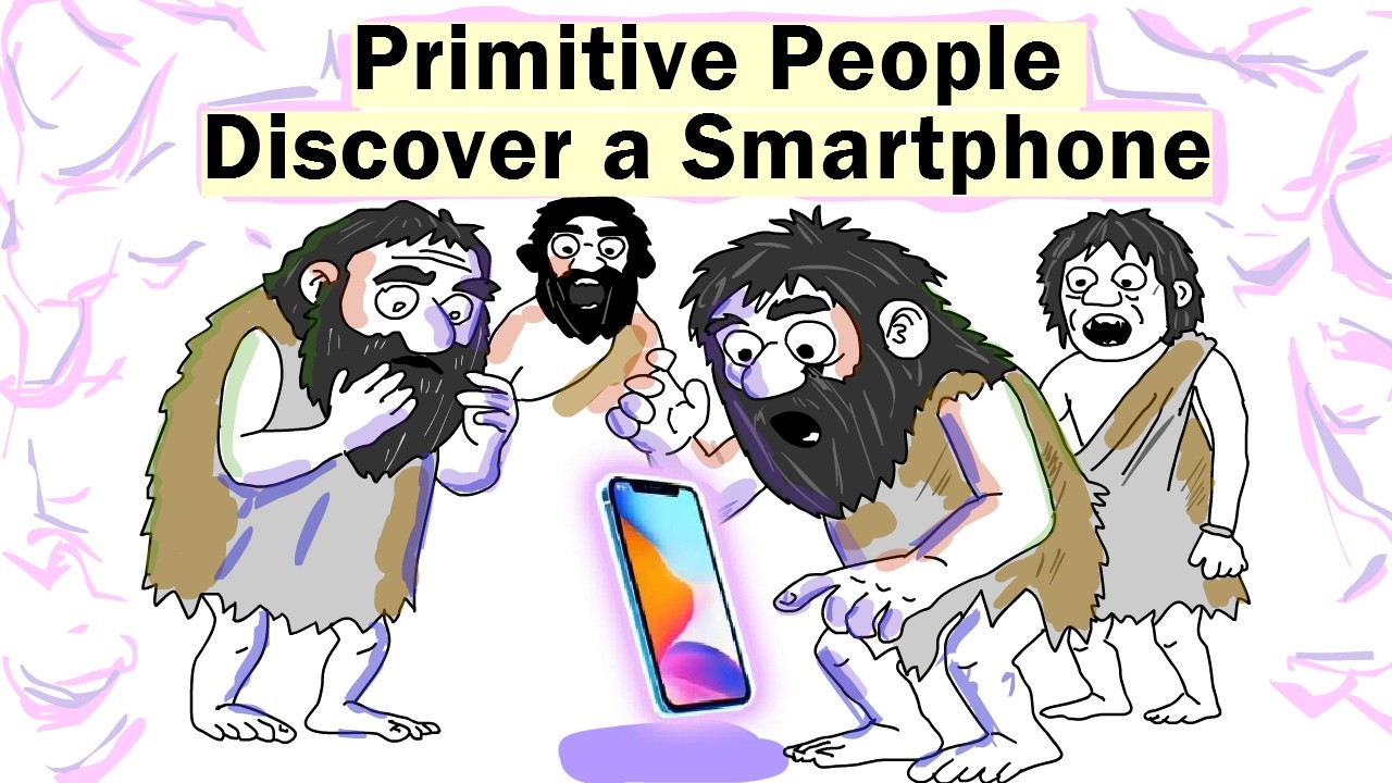 What If Cavemen Found a Smartphone? (Animation) - YouTube