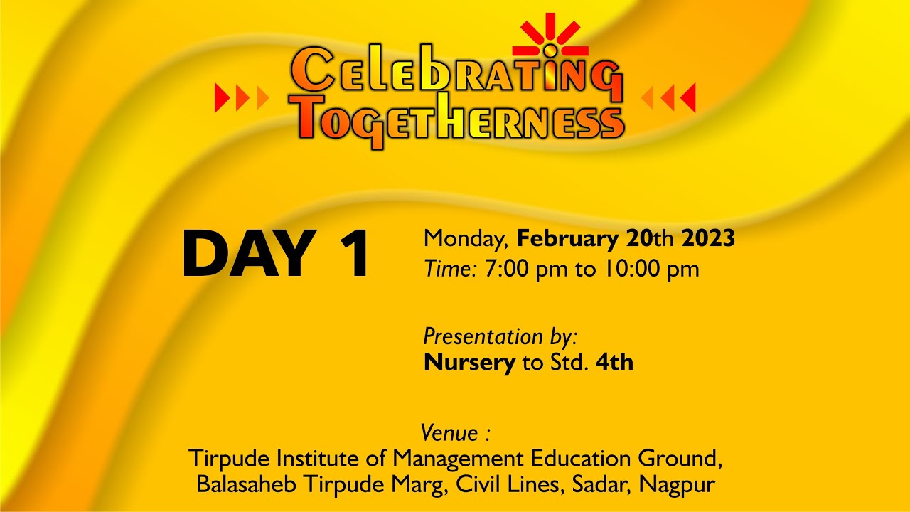 Annual Day Celebration 22-23 | Day 1 | Nursery to Std. IV | Celebrating ...