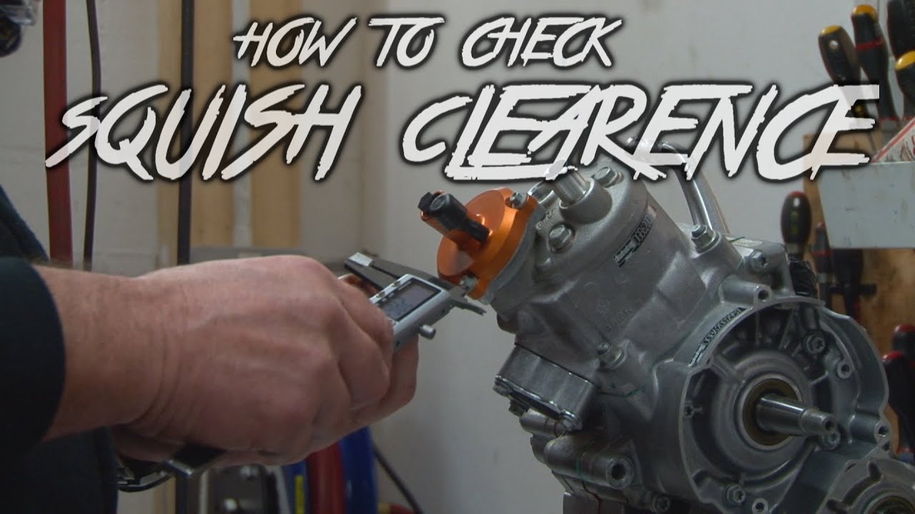 Motocross -How to Check Squish Clearances - YouTube