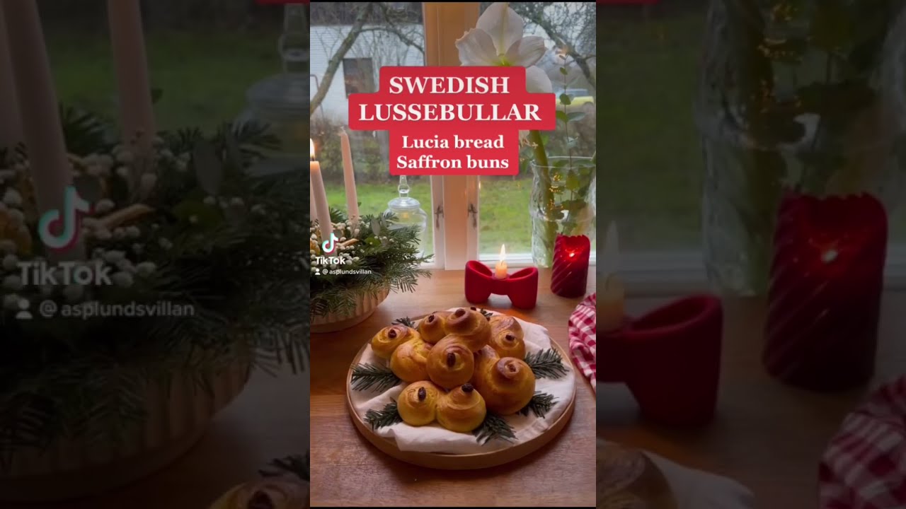 Christmas baking: How to make Swedish Lussebullar (Saffron buns), the ...