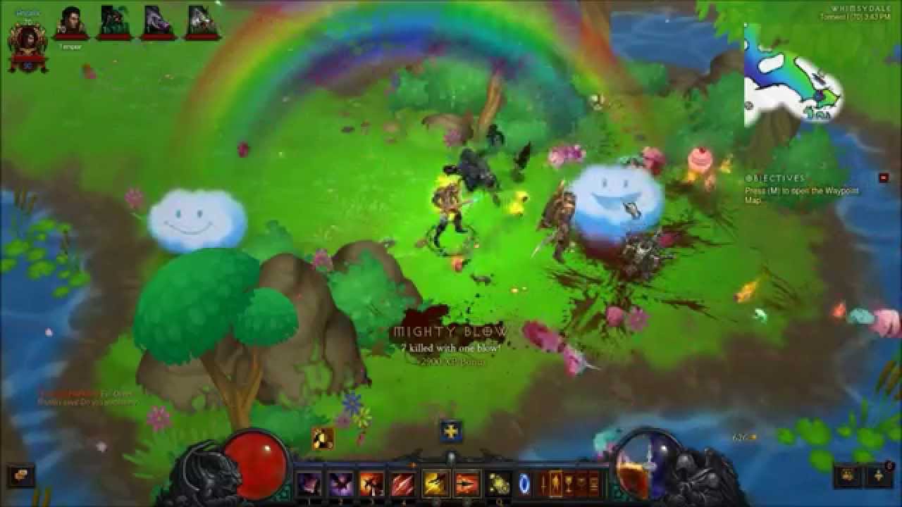Diablo 3 rainbow wings - dsatiger