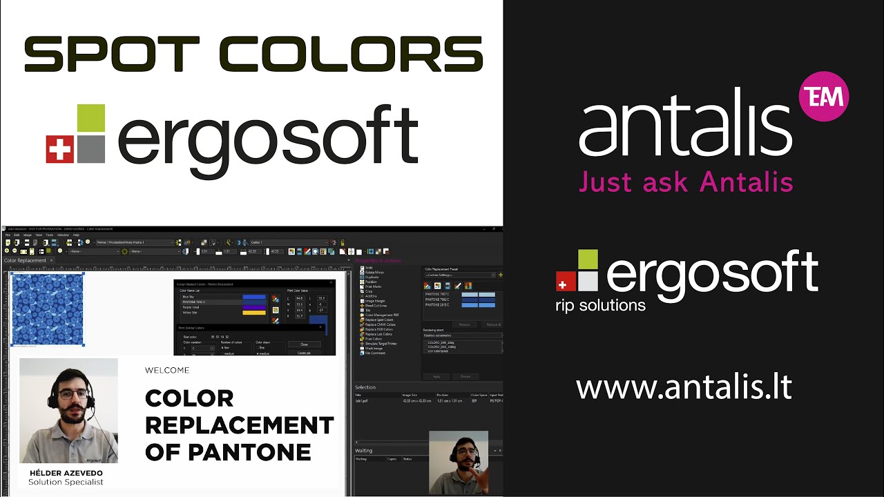 ERGOSOFT RIP V16 - SPOT COLOR REPLACEMENT - YouTube