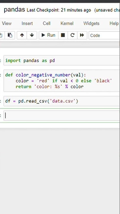 Python Pandas Tip Css In Pandas 😱😍😅 Highlight All Negative Values