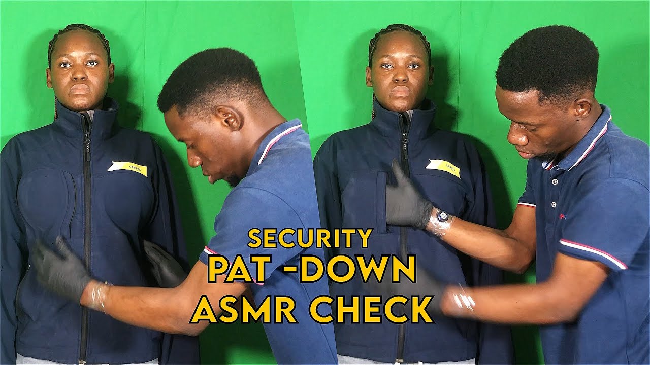 ASMR TSA Security Check - Fast & Aggressive Pat Down Roleplay Soothing ...