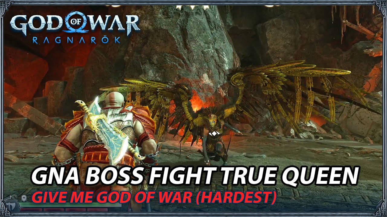 GOD OF WAR RAGNAROK - Valkyrie Queen Gna HARDEST DIFFICULTY GIVE ME GOD ...