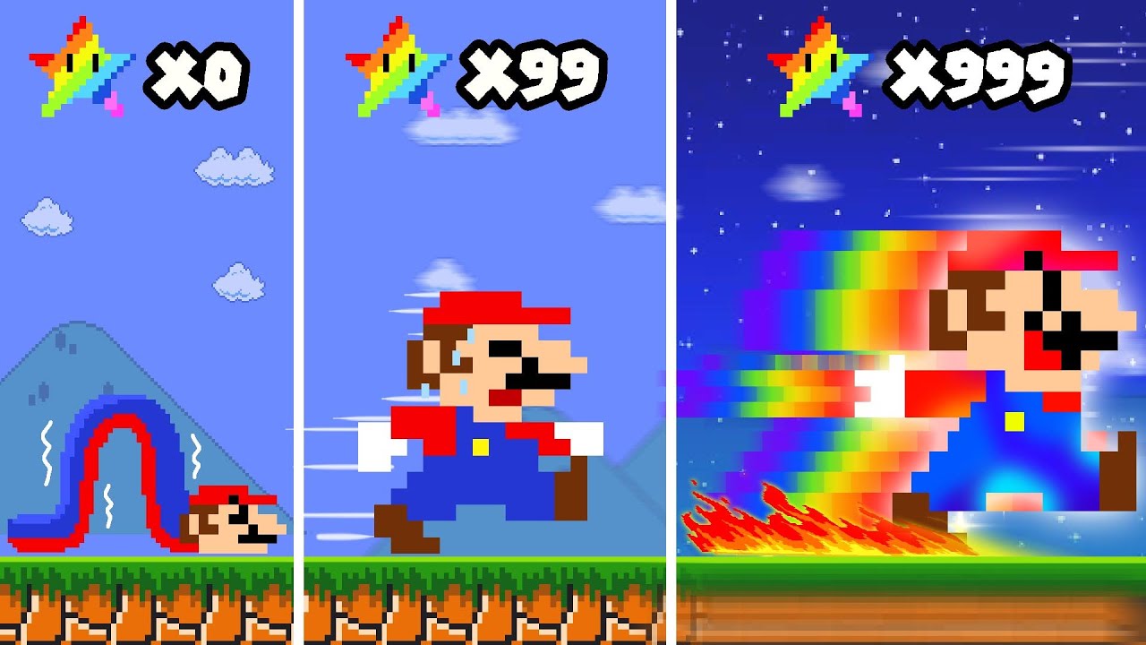 Evolution of Super Mario: When Mario becomes Faster in Super Mario Bros ...