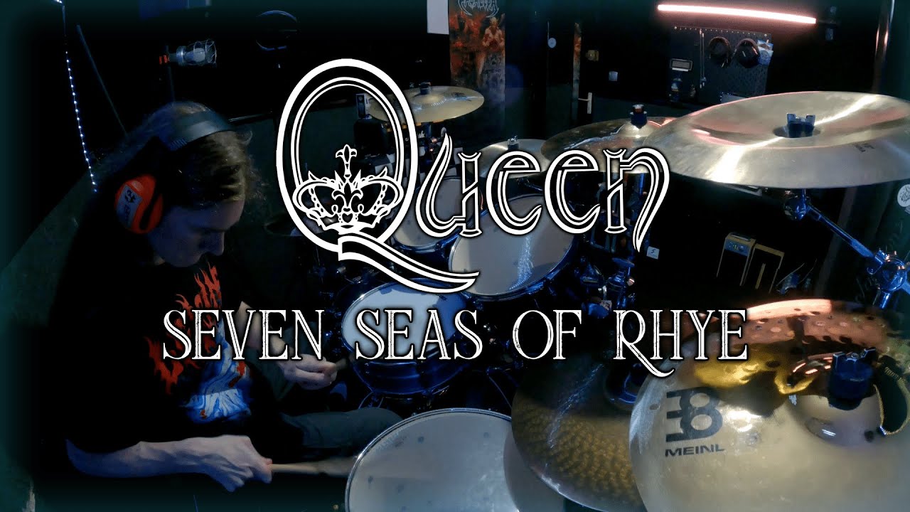 Queen - Seven Seas of Rhye Drum Cover - YouTube