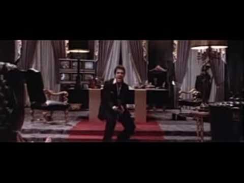 Scarface Shootout - [Noisia - Machine Gun (16 Bit Remix)] - YouTube