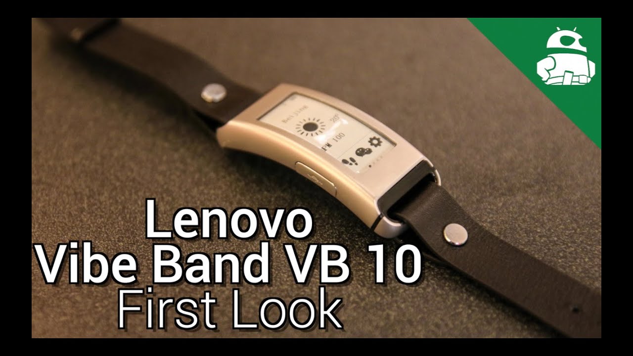 Lenovo Vibe Band VB 10 First Look - YouTube